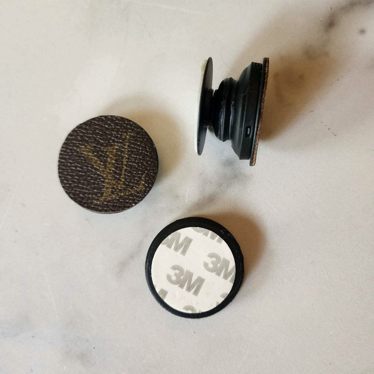 Monogram Canvas Phone Grips / Pop Sockets – Upcycled Designer Gemz